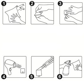 Samolepicí Nástěnný Věšák s Háčky, Černý, Práškově Lakovaná Nerezová Ocel, 9x4.7 cm