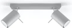 Stropní bodové svítidlo SOLLUX Ring 2 GU10 2x40W bez zdroje SL.0450 šedá