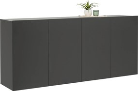 XXXLutz ŠIROKÁ KOMODA, antracitová, 180/80/42 cm Hom`in - Online Only komody - 000003009006