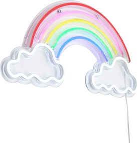 Neonová nástěnná lampa vícebarevná vč. LED - Rainbow