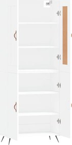 vidaXL Skříň highboard 69,5 x 34 x 180 cm kompozitní dřevo [3199529] Barva: šedá sonoma