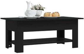 Konferenční stolek černý 102 x 55 x 42 cm kompozitní dřevo - Default Title