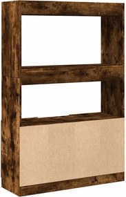 Skříň highboard kouřový dub 92 x 33 x 140 cm kompozitní dřevo 3309613