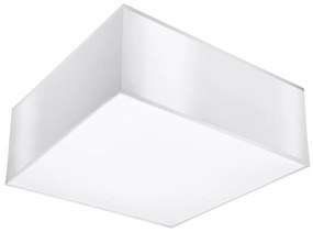 Stropní svítidlo Horus, 1x bílé plastové stínítko, (bílý plast), (25 cm)