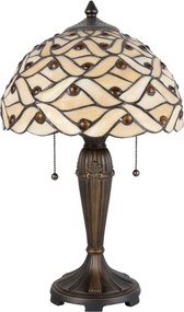 Stolní lampa Tiffany Joana - 30*51 cm 2x E27/40W