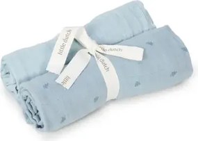 Little Dutch Pleny 70x70cm Pure Denim Blue