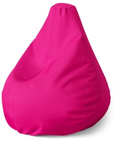 Sablio Sedací vak Pear Sytě růžová - 70 x 95 x 15 cm