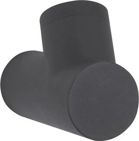 NV 9291701 Venkovní nástěnné svítidlo RAMO tmavě šedý hliník skleněný difuzor GU10 1x7W 220-240V IP65 bez žárovky - NOVA LUCE