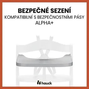Hauck Pultík dřevěný k židličce Alpha+, Grey