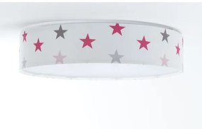 LED Stmívatelné svítidlo GALAXY KIDS LED/24W/230V hvězdičky bílá/růžová/šedá +DO