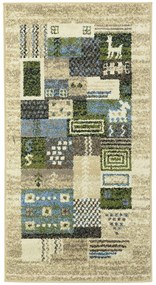 Koberce Breno Kusový koberec SHERPA 5504/DW6L, Béžová, Vícebarevné, 120 x 170 cm