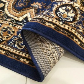 Vintage koberec v modré barvě Šířka: 150 cm | Délka: 210 cm