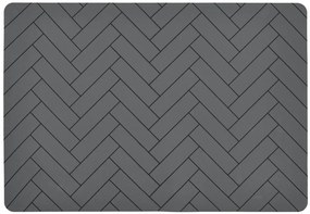 Södahl Prostírání 33x48 Tiles Grey Silicone