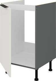 ARIA aw | dolní skříňka 50 ZL 1F dřezová | 50 cm | ANTI FINGERPRINT povrch | antracit/bílá