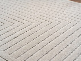 Ayyildiz, Běhoun Nova 1202 cream - na ven i na doma, 80x250, bílá, chodba / předsíň