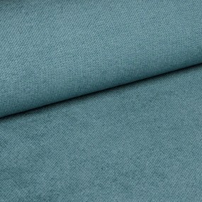 Čalouněná postel COMFINO VELVET s přistýlkou 120x200 cm petrolejová