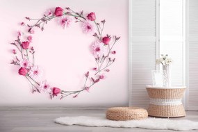 Malvis ® Tapeta Růžová tématika květin Vel. (šířka x výška): 216 x 140 cm