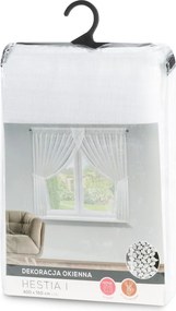 ZÁCLONA NA PÁSKÁ HESTÍ 400X160 CM BÍLÁ