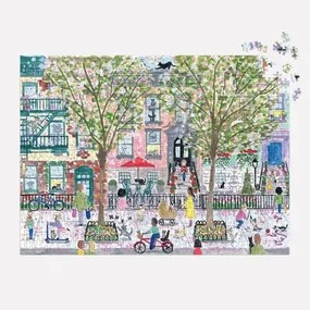 GALISON Puzzle Kočky ve městě / 1000 dílků / 69 x 51 cm