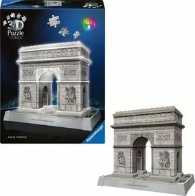 Ravensburger 3D Puzzle Iconics: Vítězný oblouk (Noční edice) / 216 díl