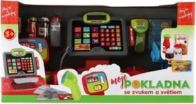 TEDDIES Pokladna digitální se zvukem a světlem / plast / od 3 let