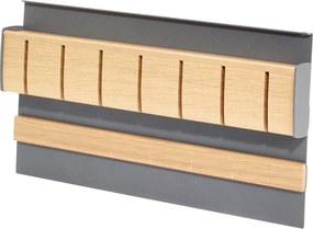 Kesseböhmer Linero Mosaiq magnetický držák nožů v dřevěném provedení: grafitově černá