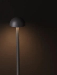 Venkovní stolní lampa Lumo tmavě šedá