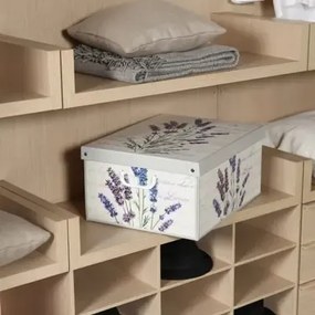 Lavatelli Parfémovaný úložný box Levandule / Úložný box s víkem / M /