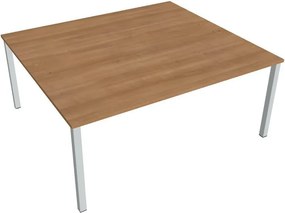 Kancelářský pracovní stůl Hobis USD 1800, deskaakát, černá černá