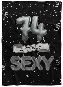 Deka Stále sexy – Černá (věk: 74, Podšití beránkem: NE)