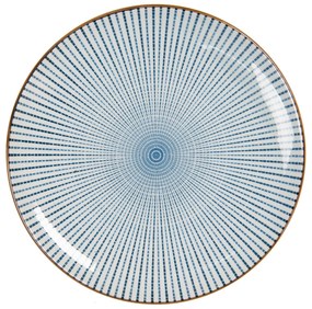 Dezertní talíř s modrým zdobením BlueLine - Ø  21 cm