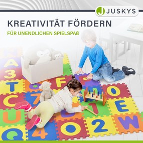 Juskys Dětská pěnová puzzle podložka Kim Barva: vícebarevná