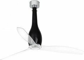 FARO 32002 ETERFAN M, černá/transparentní, stropní ventilátor s DC motorem - FARO