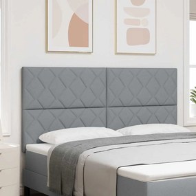 Čelo postele Světle šedá 180 cm textil 3337938