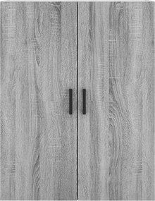 Skříň highboard šedá sonoma 69,5 x 34 x 180 cm kompozitní dřevo 3195793