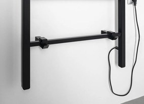 Sapho, BARBO elektrický sušák 600x1600 mm, 160 W, hranatý, černá mat, BB906