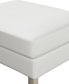 Potah na podnožku IKEA Karlstad barva krémová látka pletený vzor