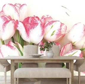 Samolepící fototapeta jarní tulipány - 300x200 cm