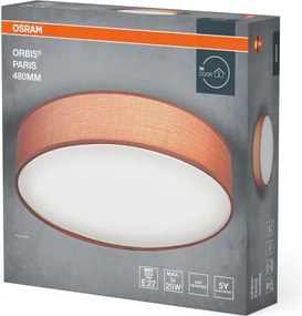 Osram - Stropní svítidlo ORBIS PARIS 3xE27/15W/230V pr. 48 cm hnědá
