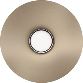 Nástěnné svítidlo Capital, 1x tmavě obéžové kovové stínítko, (fi 21cm), be