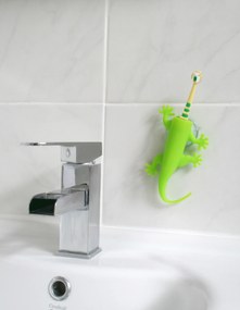 Držáček kartáčku J-ME Larry The Lizzard, více variant Barva: zelený