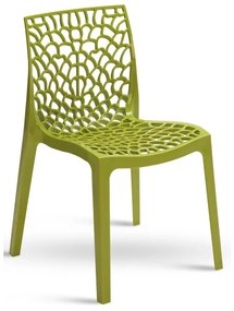 Stima Plastová židle GRUVYER Odstín: Verde Brilante - Zelená