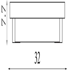 Searchlight 18380-32GO - LED Nástěnné svítidlo ANCHOR LED/12W/230V