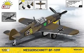 COBI 5873 Messerschmitt Bf 109F / Stavebnice / 1:48 / 123 dílků / od 6
