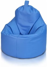 Sedací vak ECOPUF - YOKO - ekokůže Tmavě hnědá