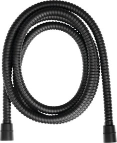 Sapho powerflex kovová sprchová hadice 200 cm černá mat FLEX200B