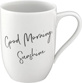 Villeroy&Boch Villeroy & Boch Statement hrnek s uchem Good Morning, Sunshine, 11,5 × 8 × 10,4 cm, 290 ml