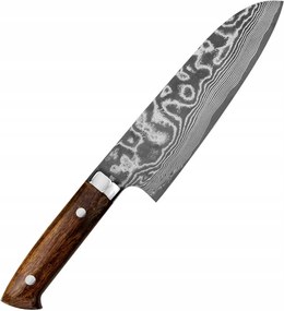 Takeshi Saji Iw Ručně kovaný Nůž kuchyňský nůž Santoku 61HRC 18 cm