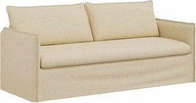 Set pohovek 2 ks Krémová Textil 3407616