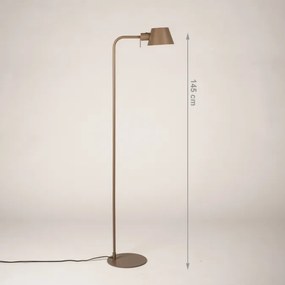 Stojací designová lampa Sabre Dark Taupe